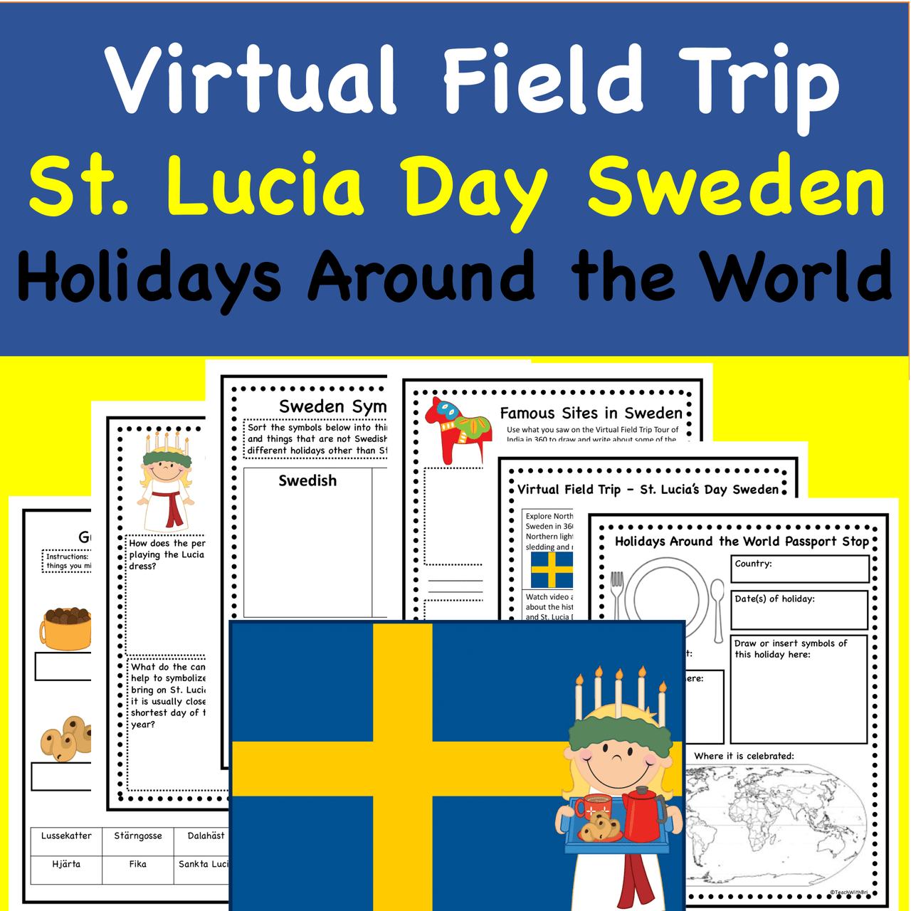 Holidays Around the World Virtual Field Trip- St. Lucia's Day in Sweden