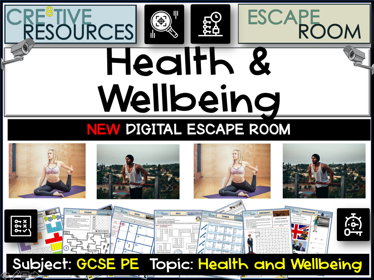 Health and Wellbeing Escape Room - Amped Up Learning