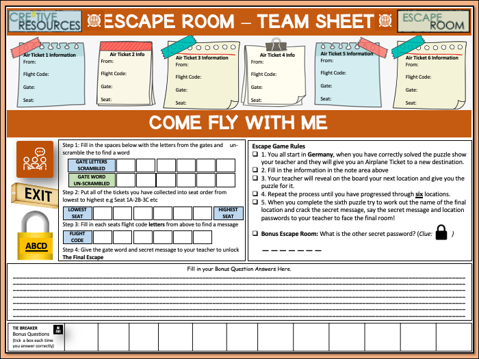 2D and 3D Shape Maths Escape Room - Amped Up Learning