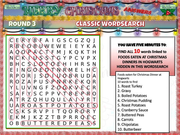 Hogwarts Christmas Quiz