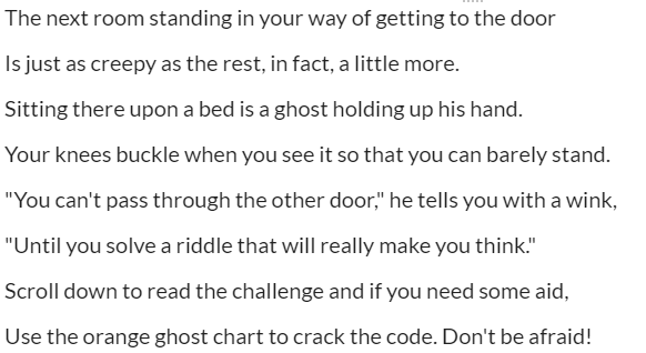 Escape from the Haunted House Halloween Digital Escape Room