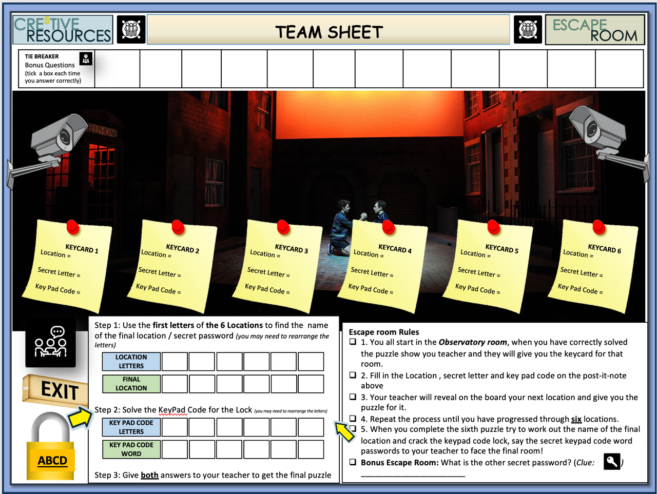 Blood Brothers Digital Escape Room - Amped Up Learning