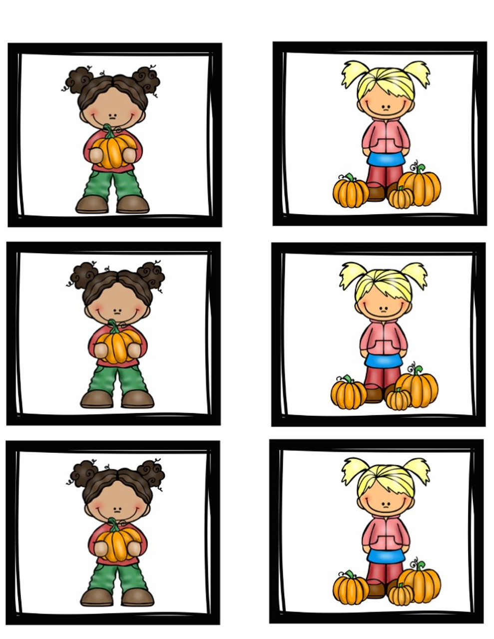 Mini Fall Sorting Mats