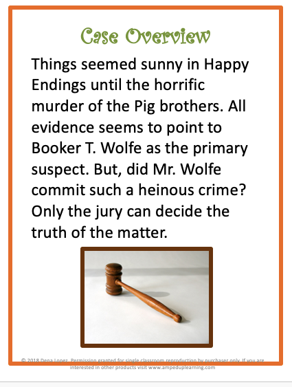 Mock Trials for Government and Civics: The Trial of the Big Bad Wolf ...