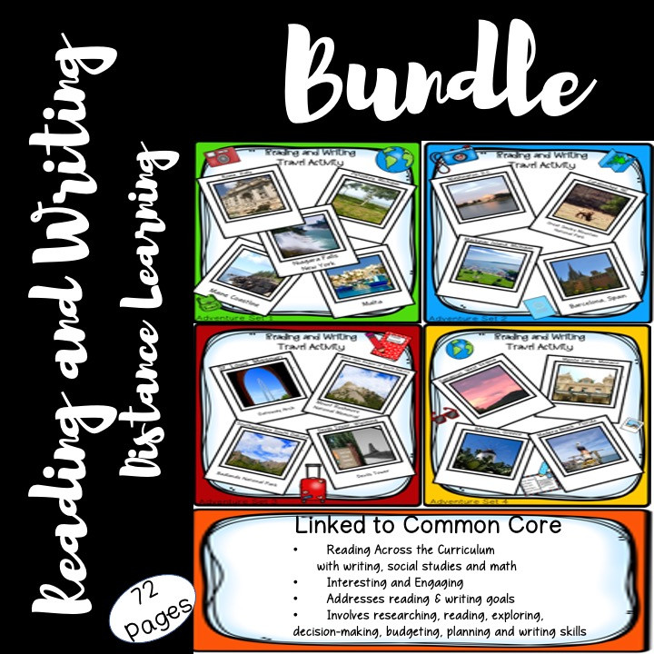 Reading and Writing Travel Activity Bundle