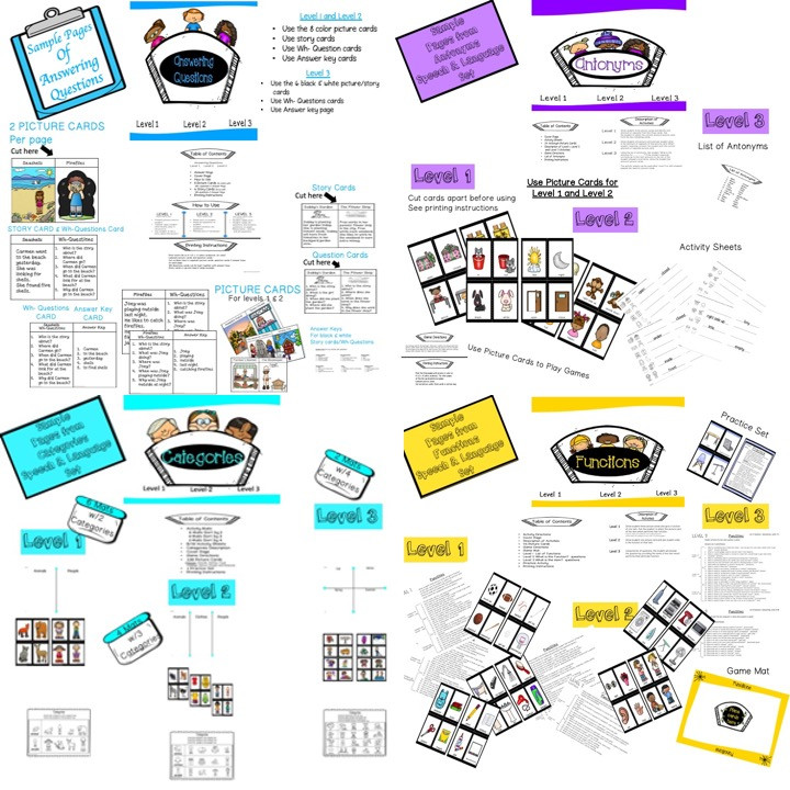 Speech and Language Bundle