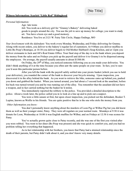 Mock Trials for Government and Civics: The Trial of Snow White - Amped ...