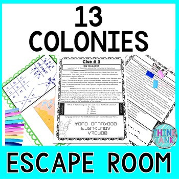The 13 Colonies Escape Room will take students on a secret mission ...
