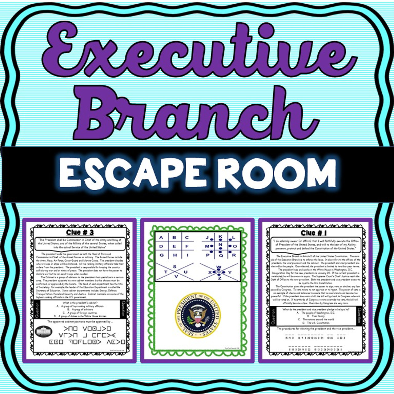 Executive Branch Escape Room! - Amped Up Learning