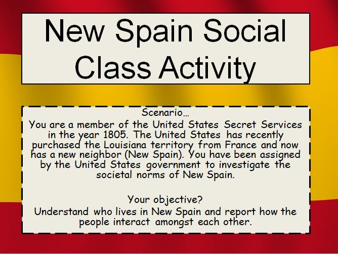 New Spain Social Class Lesson Plan, Grito de Dolores, Francisco Hidalgo