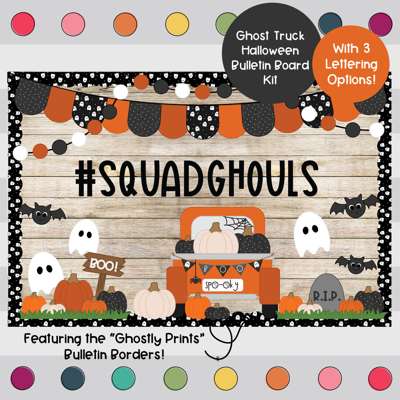 Spooktacular Halloween Bulletin Board Kit