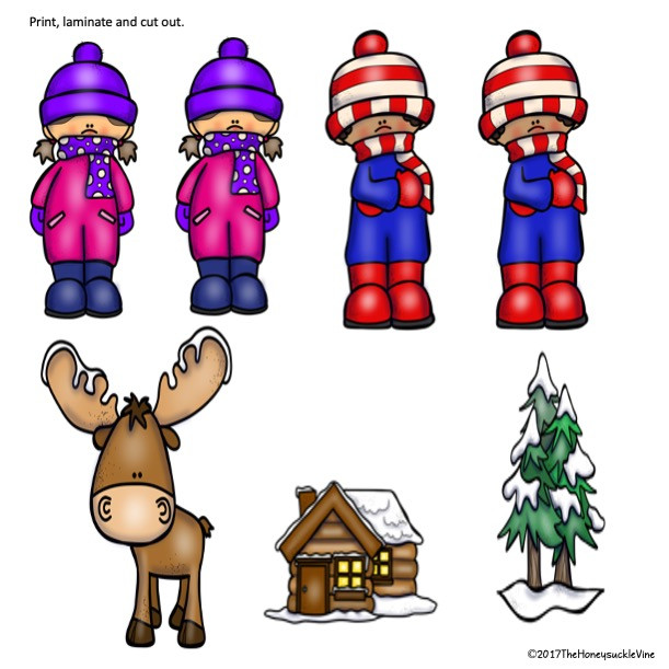 Following Directions with Positional Words Activity Mats