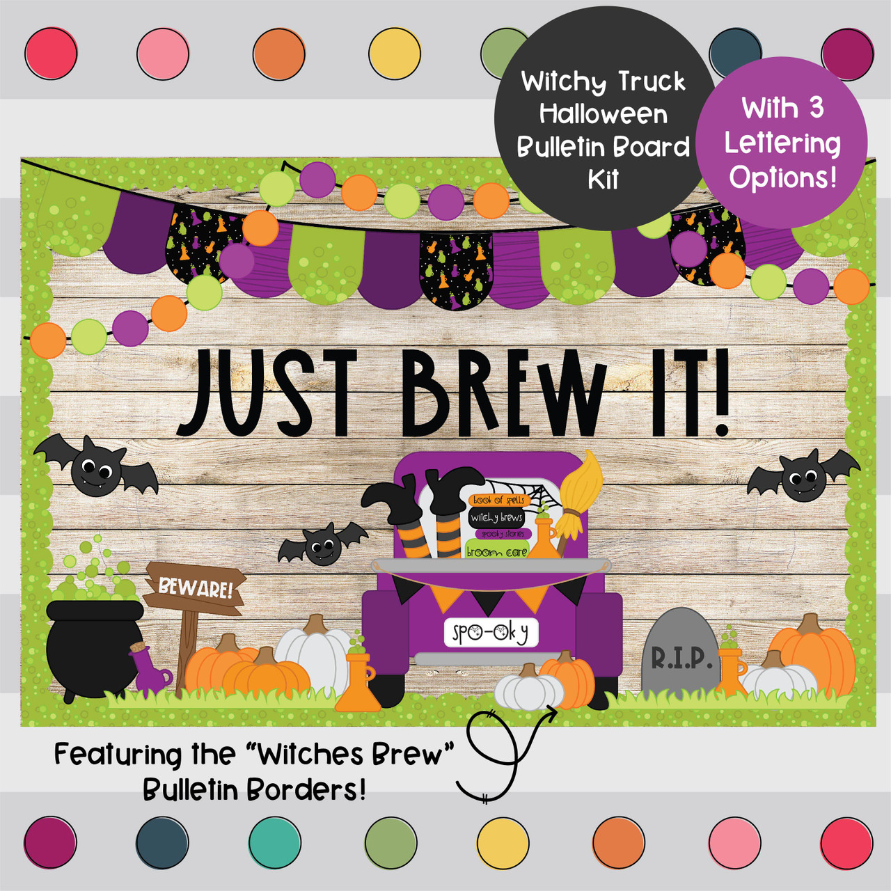 Spooktacular Halloween Bulletin Board Kit