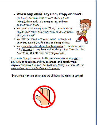It's Your Body and It is OK to Say NO! - Amped Up Learning