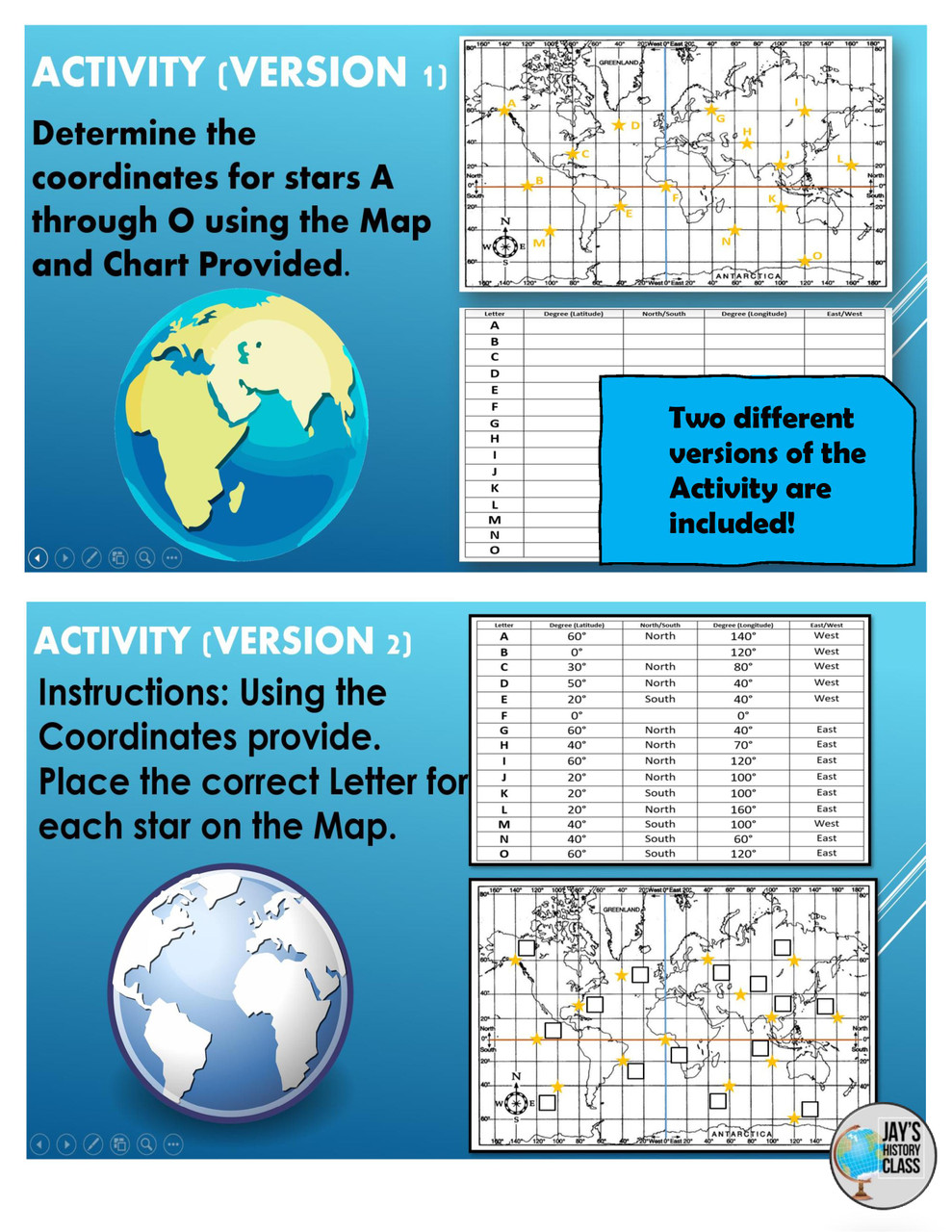 Latitude and Longitude