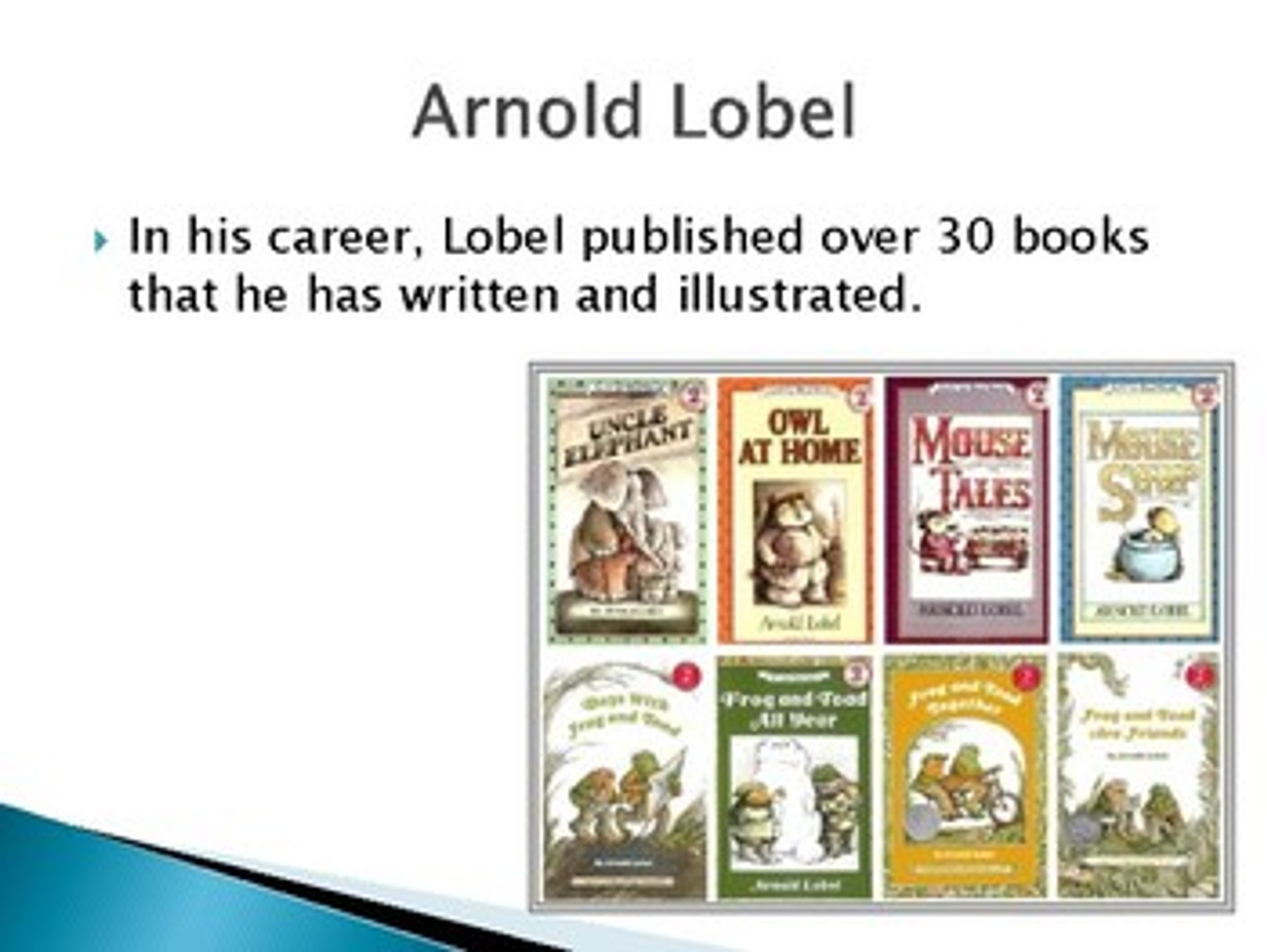 Arnold Lobel Biography - Amped Up Learning