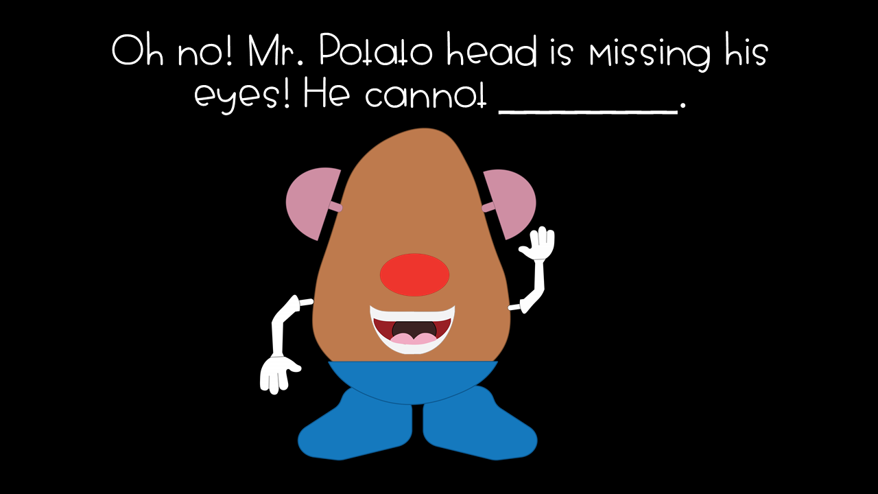 Our 5 Senses with Mr. Potato Head