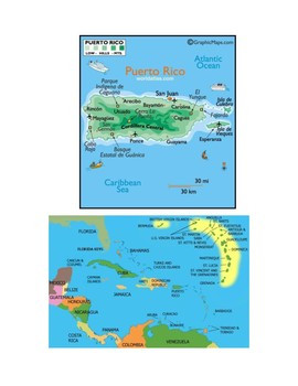Puerto Rico Map Scavenger Hunt - Amped Up Learning
