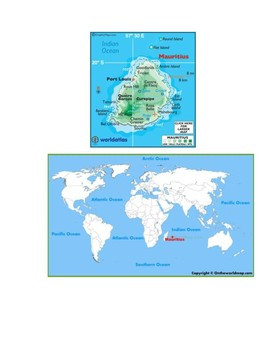 Mauritius Map Scavenger Hunt - Amped Up Learning