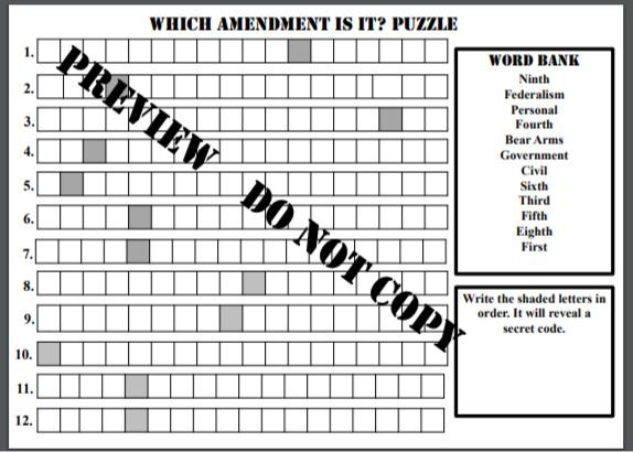 Constitution Escape Room - Amped Up Learning