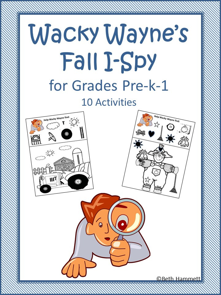 Wacky Wayne's Fall I-Spy - Amped Up Learning