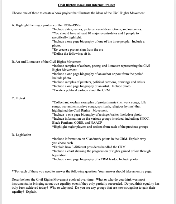 U.S. History Projects - Amped Up Learning