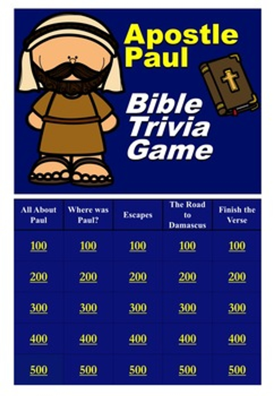 Bible Trivia Game Bundle - Buy 2, get one FREE
