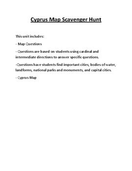 Southern Europe Map Scavenger Hunt - Amped Up Learning