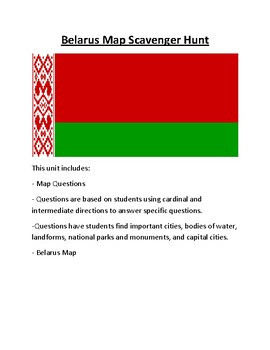 Eastern Europe Map Scavenger Hunt - Amped Up Learning