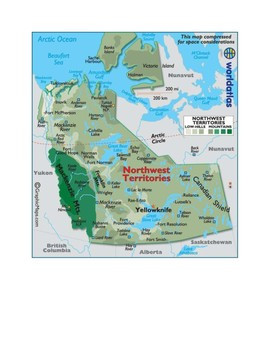 Northwest Territories (Canada) Map Scavenger Hunt - Amped Up Learning