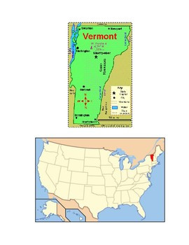 Vermont Map Scavenger Hunt - Amped Up Learning