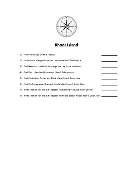 Rhode Island Map Scavenger Hunt - Amped Up Learning