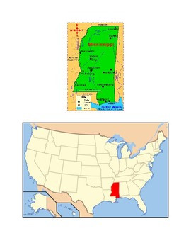 Mississippi Map Scavenger Hunt - Amped Up Learning