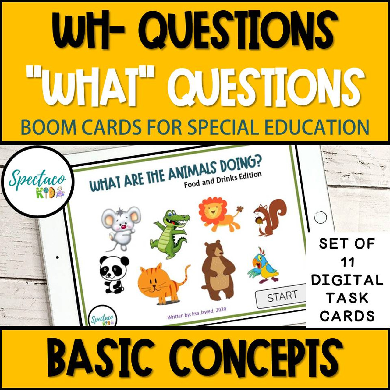 Wh Questions What questions for speech therapy Boom Cards