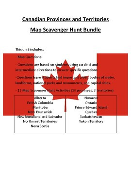 North America Map Scavenger Hunt - Amped Up Learning