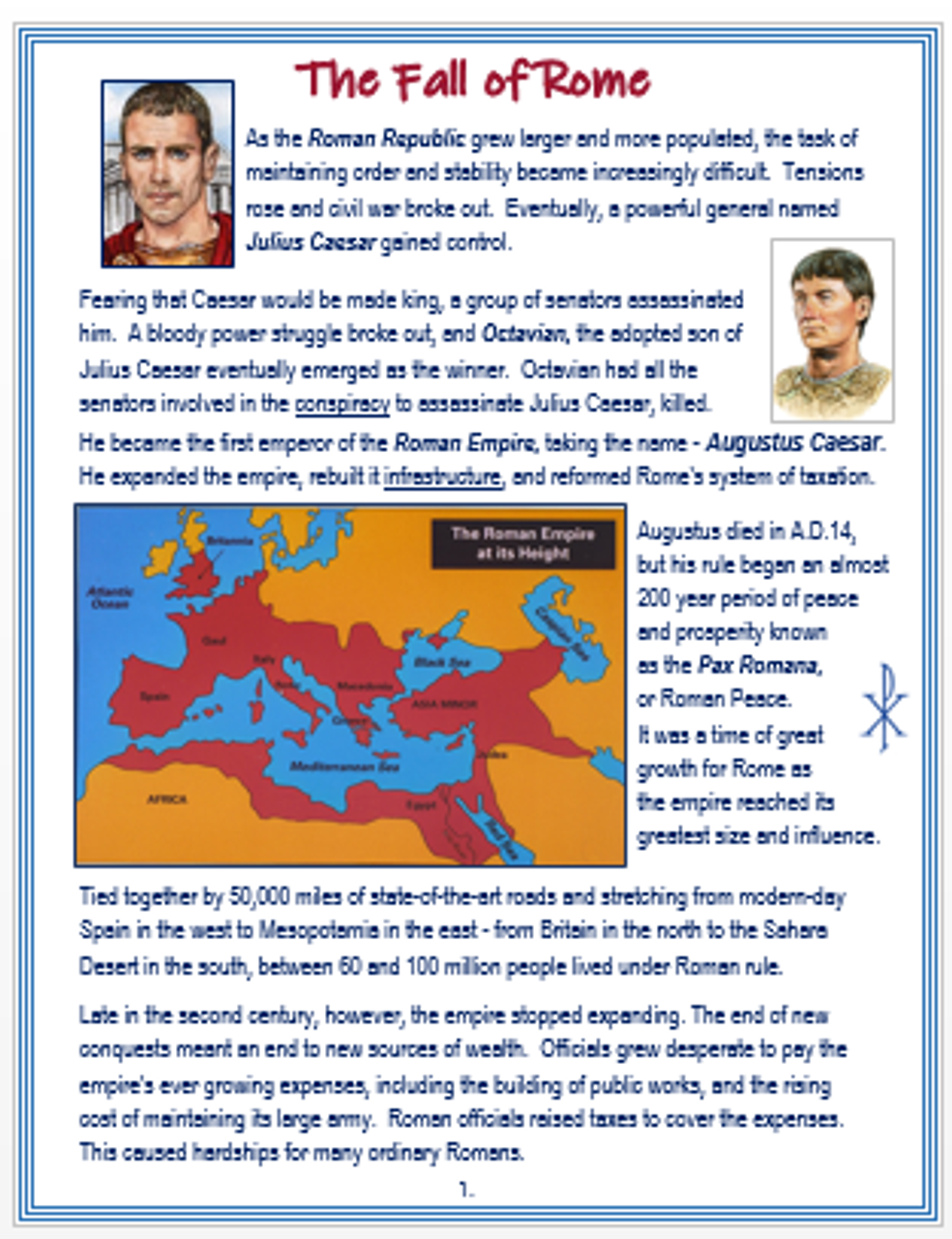 The Fall of the Roman Empire - Amped Up Learning