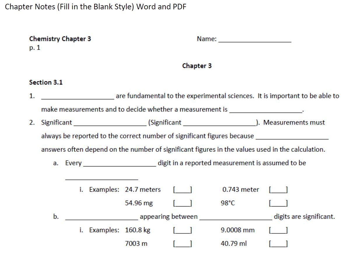 Chemical Quantities (Chemistry Ch 10 - Bundled Lesson) - Amped Up Learning