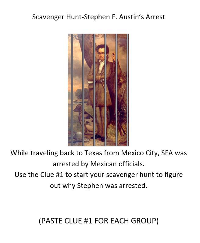 Stephen F. Austin's Arrest Scavenger Hunt - Amped Up Learning