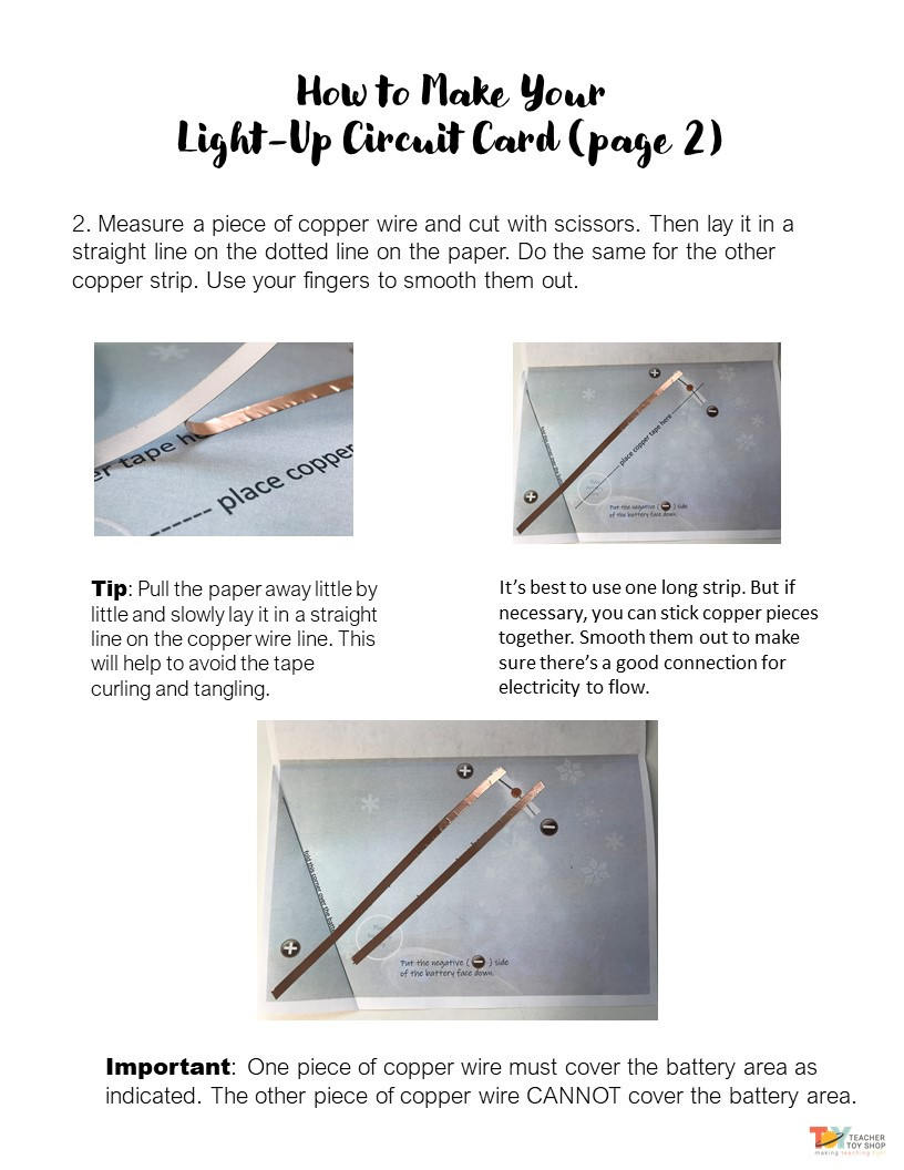 STEM Holiday Electricity Paper Circuit Cards Activity | Circuits Project