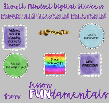Digital Growth Mindset Stickers