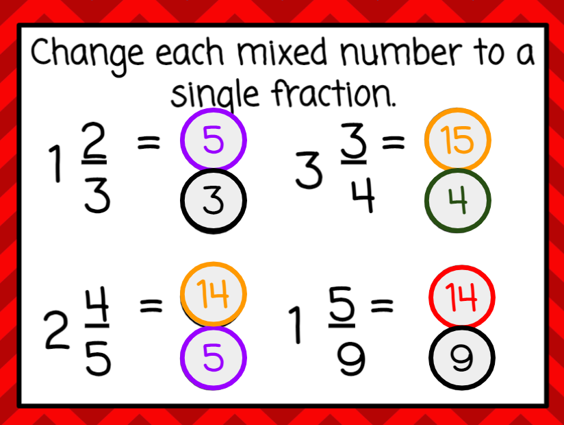 Christmas - Find Equivalent Fractions Using Number Chips