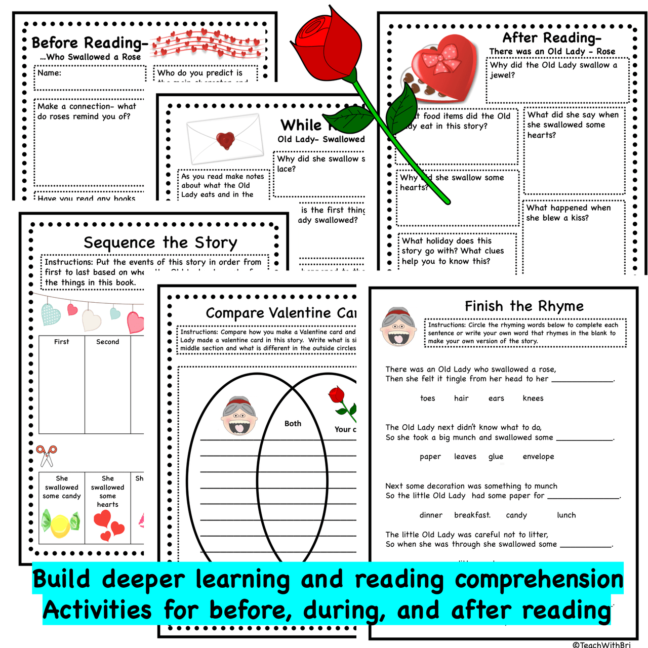 Virtual Read-A-Loud - There Was A old Lady Who Swallowed a Rose