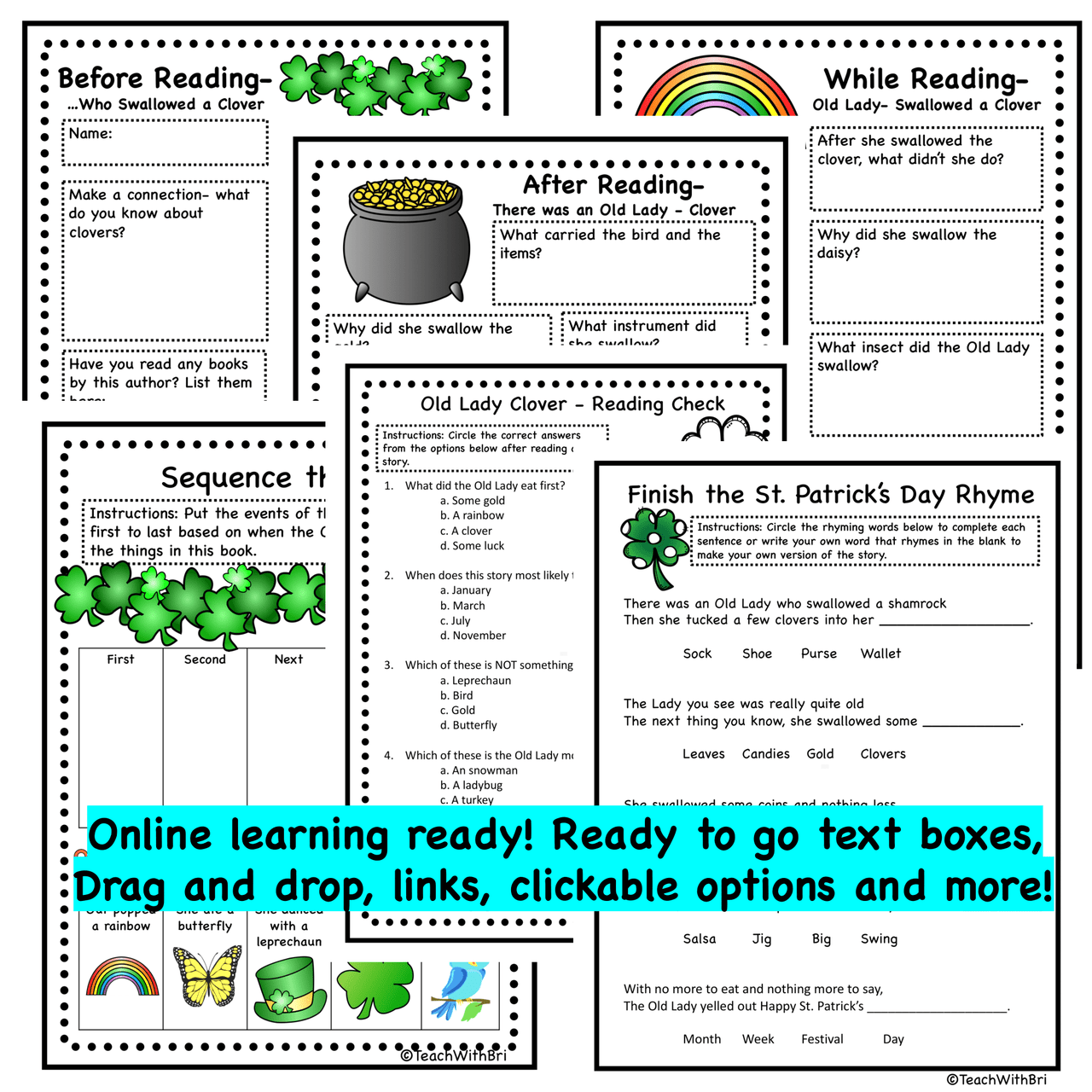 Digital Version: Virtual Read-A-Loud - There Was A old Lady Who ...