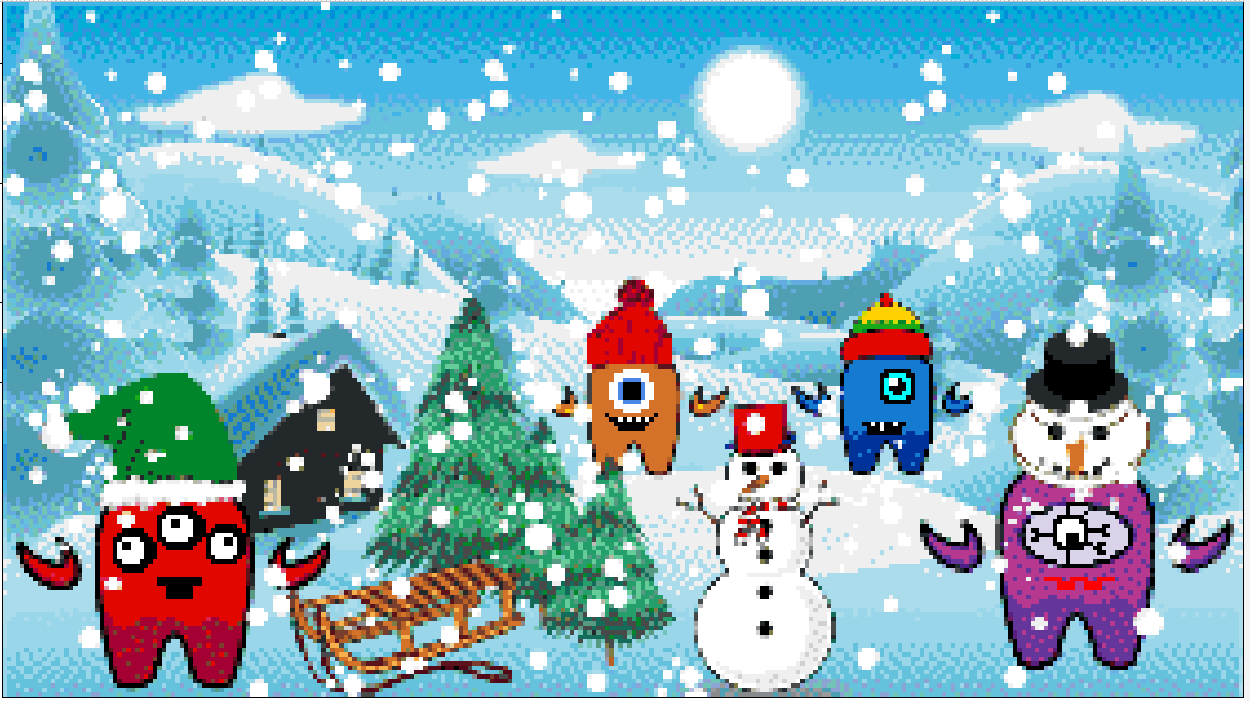 Multiplying & Dividing Decimals - Winter Tetris Math Pixel Art Monsters ...