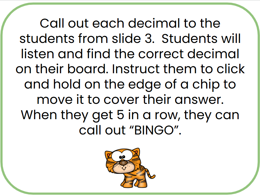 Decimals Bingo - Digital and Printable - Amped Up Learning