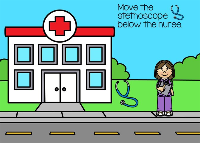 Spatial Concepts Above and Below Google Slides - Amped Up Learning