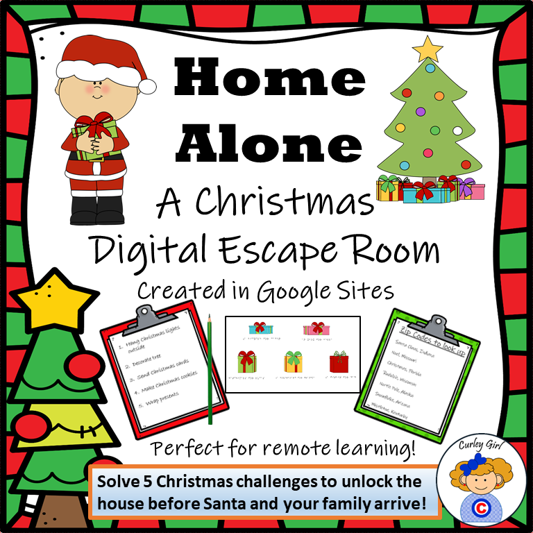 Home Alone Digital Christmas Escape Room