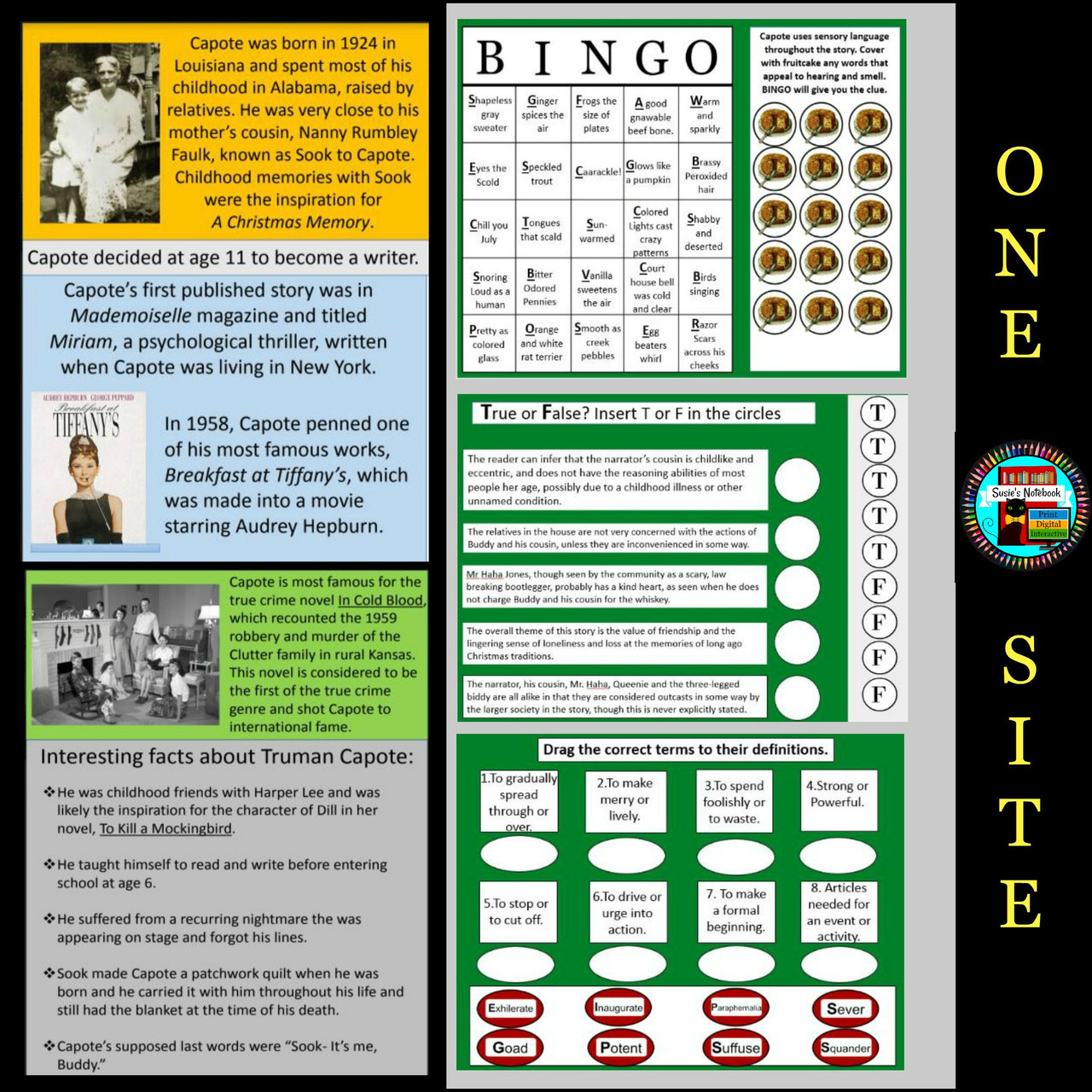 A Christmas Memory Digital Breakout Escape Room Distance Learning