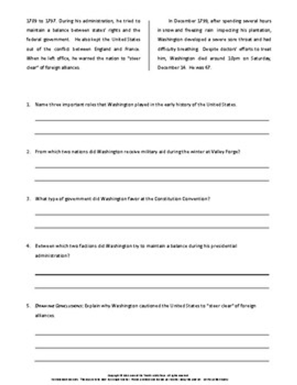 Biography: George Washington