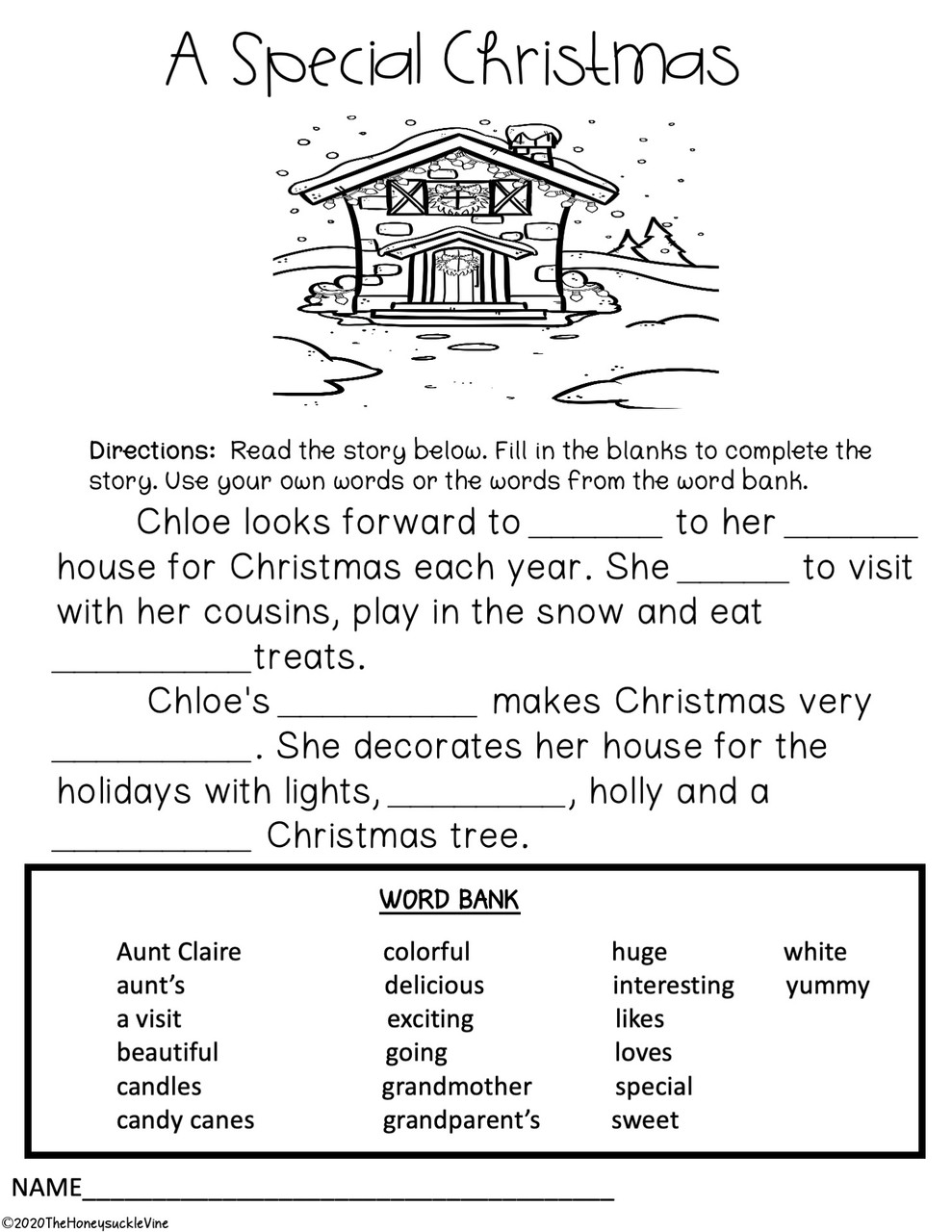Special Education Christmas Writing Activities special-education-christmas-writing-activities